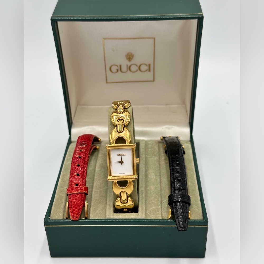 Gucci 1800l With Interchangeable Straps - Gem